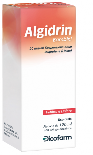 Ideafarma - ALGIDRIN 20 MG/ML Sospensione Orale, Bambini